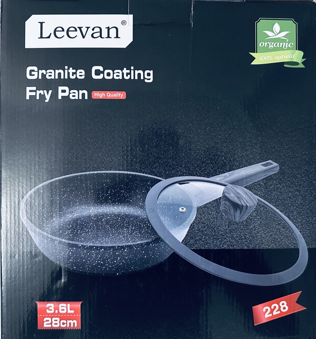 Купить Сковорода универсальная Leevan 228 28, гранитная крошка в Алматы ...