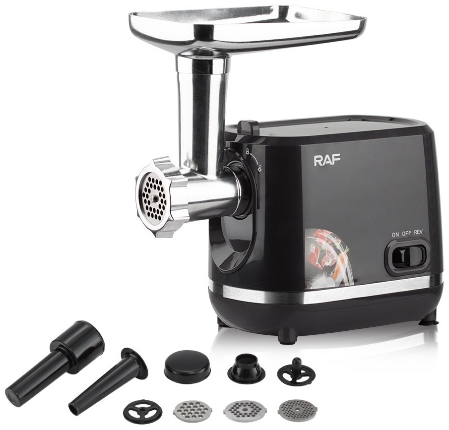 Купить Мясорубка RAF R.3395 серебристый, черный в Алматы – Магазин на Kaspi.kz