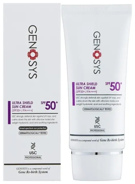 Купить GENOSYS крем Ultra Shield Sun Cream SPF 50+ PA++++ для лица 50 ...