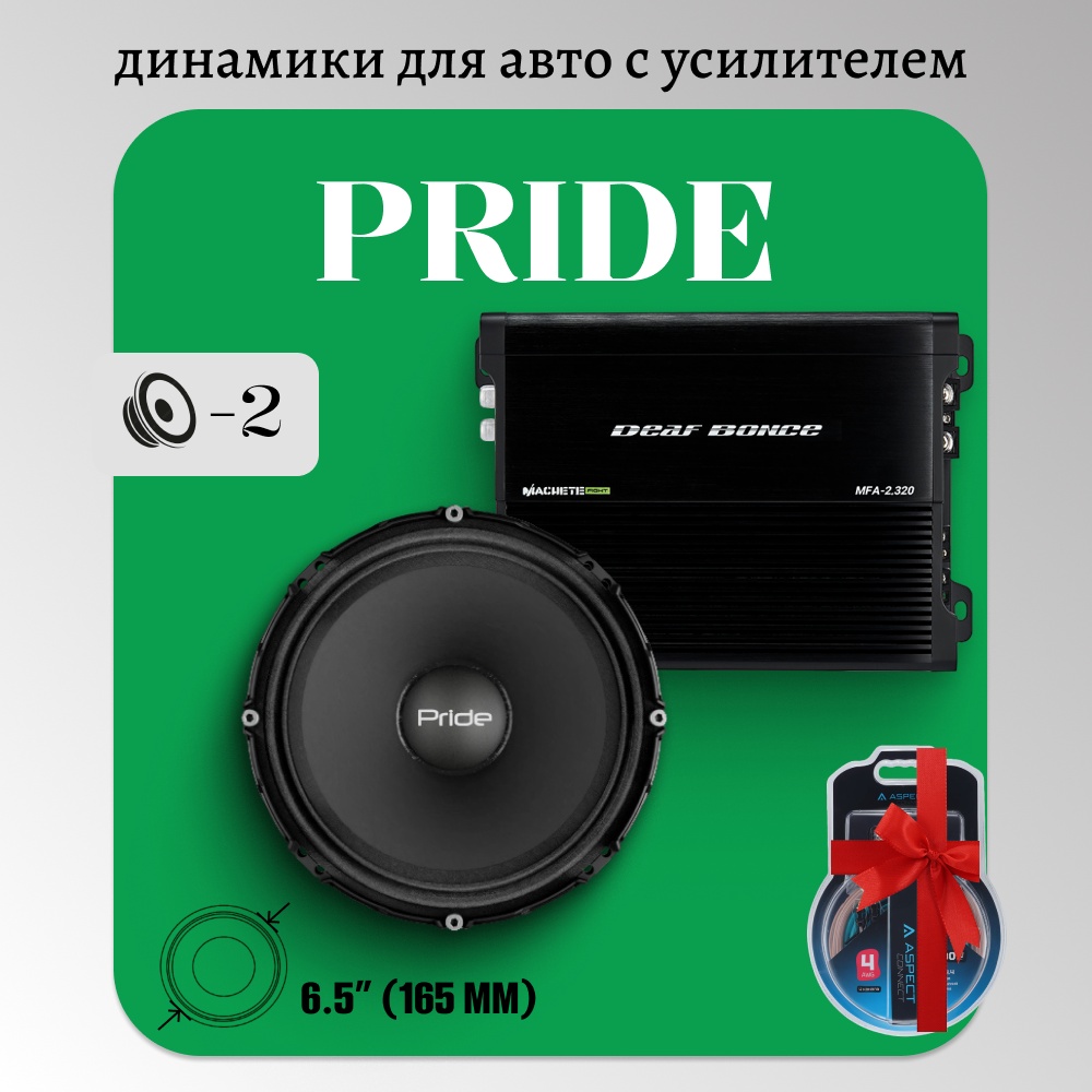 Купить PRIDE среднечастотная АС SOLO 300 6.5 Competition + MFA-2.320 в ...