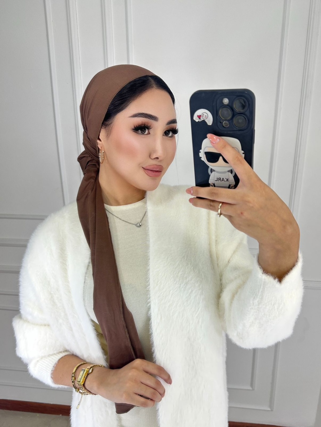 Купить Шарф SAQ muslim вискоза 170 x 40 см в Алматы – Магазин на Kaspi.kz