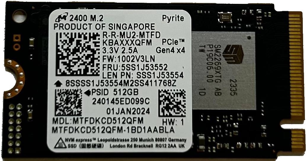 Купить SSD Micron MTFDKCD512QFM-1BD1AABLA 512 Гб в Алматы – Магазин на ...