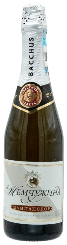 Купить Шампанское BACCHUS Жемчужина полусладкое 12.5% 750 мл в Алматы ...