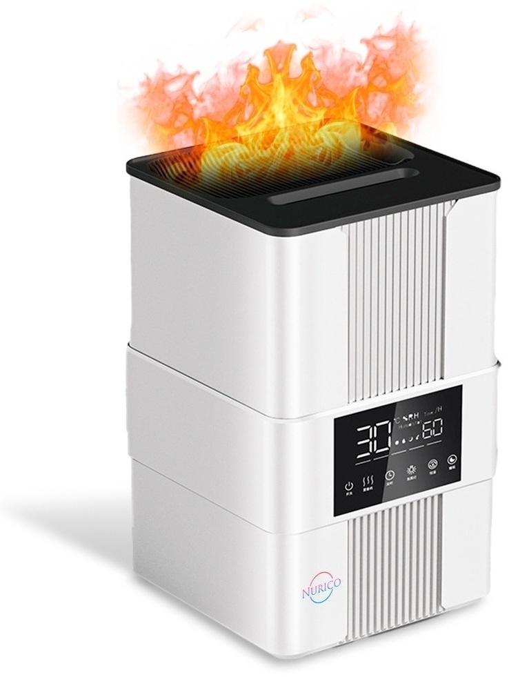 Купить Увлажнитель воздуха с эффектом пламени с пультом ДУ Nurico F5 ...