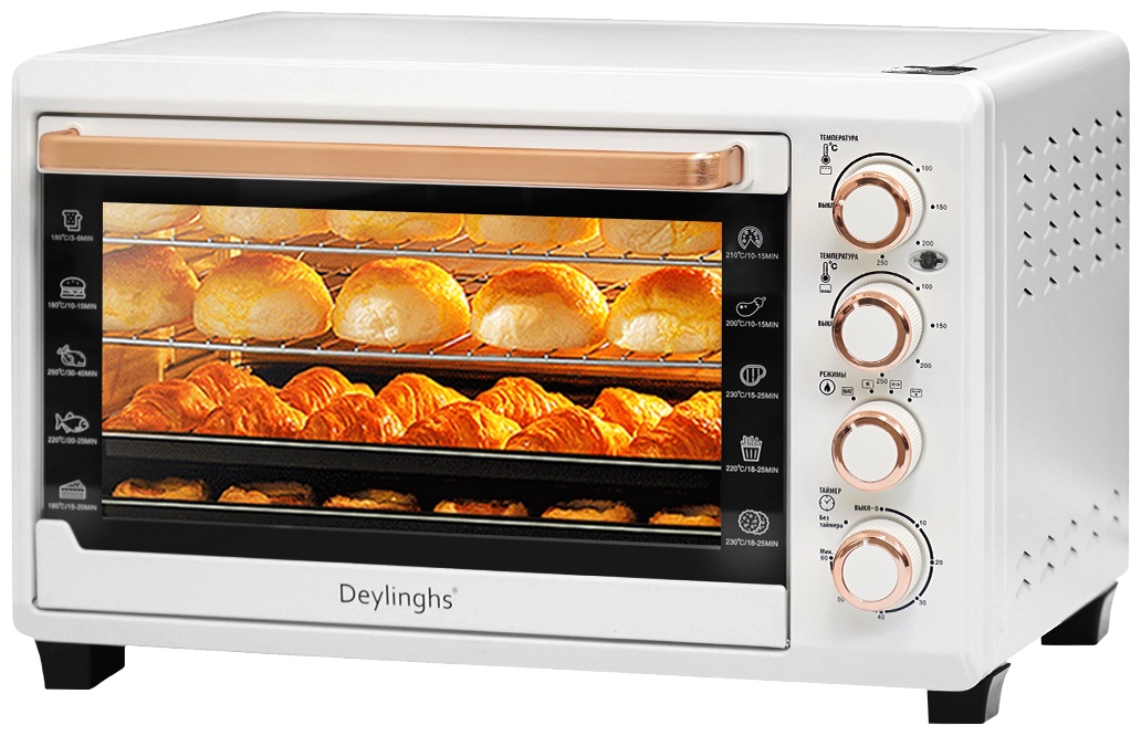 Купить Настольная электропечь Deylinghs HD38L01 белый в Алматы ...