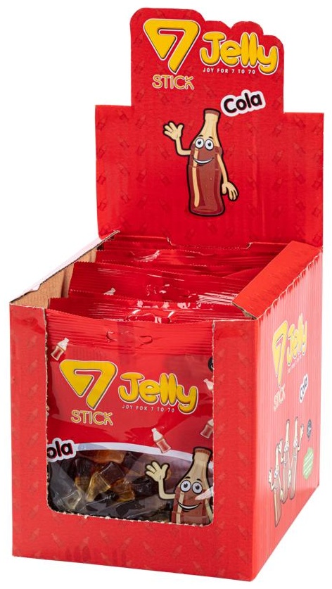 Купить Мармелад 7 Jelly Cola желейно-фруктовый 24 шт по 80 г в Алматы ...