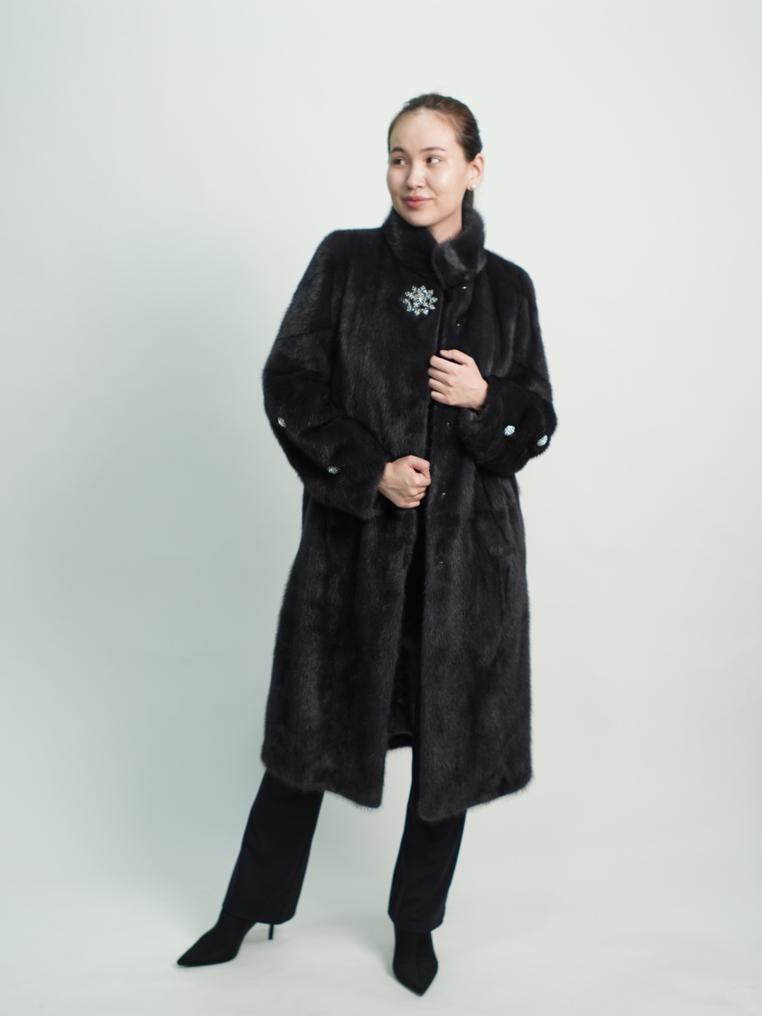 Купить Шуба Fani черный в Алматы – Магазин на Kaspi.kz