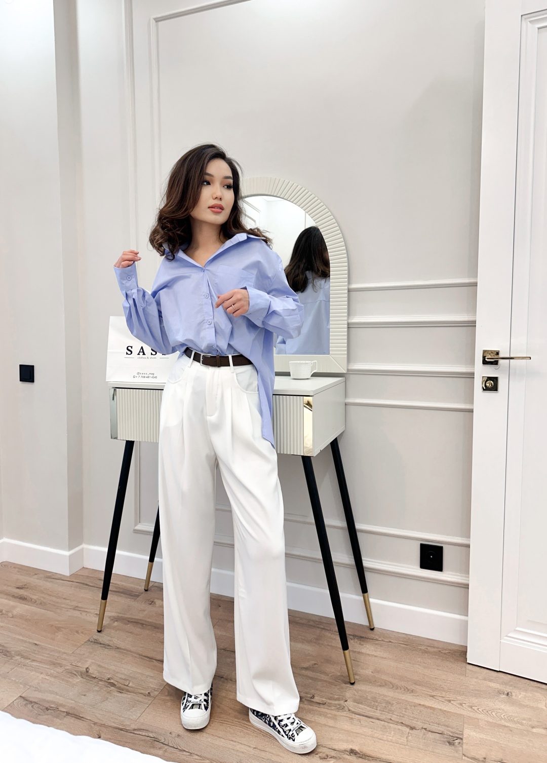 Купить Повседневные брюки белый в Алматы – Магазин на Kaspi.kz