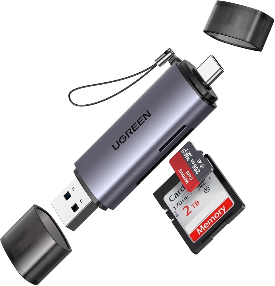Купить Картридер Ugreen CM185 (50706) USB Type-C для SD, SDHC, SDXC ...