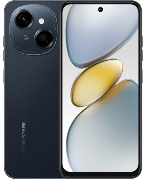 Купить Смартфон Tecno Spark Go 1 4 ГБ 128 ГБ черный в Алматы Магазин