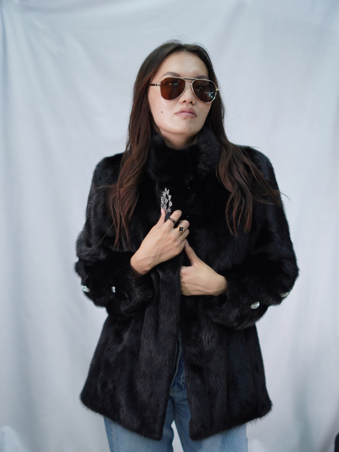 Купить Шуба Fani черный в Алматы – Магазин на Kaspi.kz