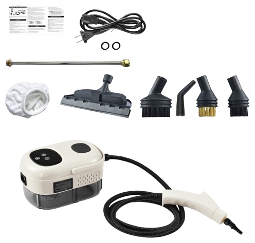 Купить Пароочиститель TC-SC-001 белый в Алматы – Магазин на Kaspi.kz