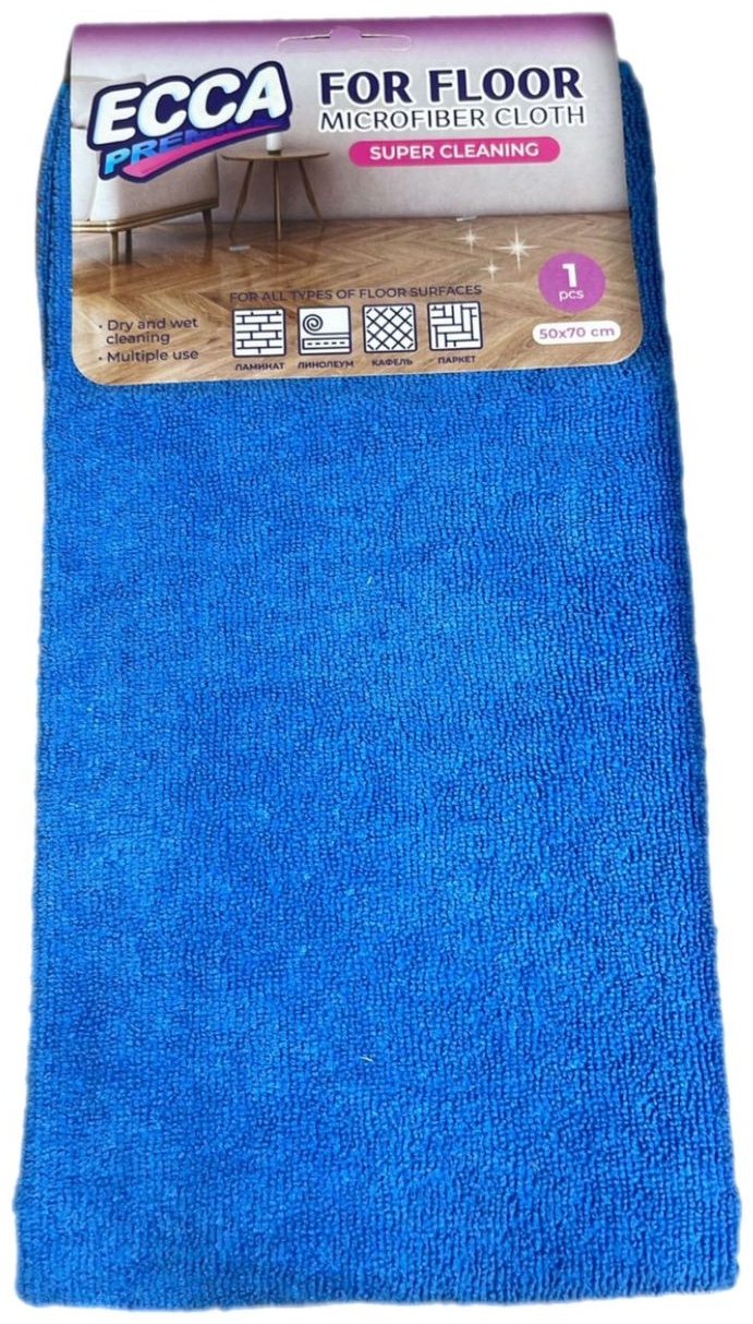 Купить ECCA тряпка Микрофибра Econom 50х70 1 шт, микрофибра в Алматы ...