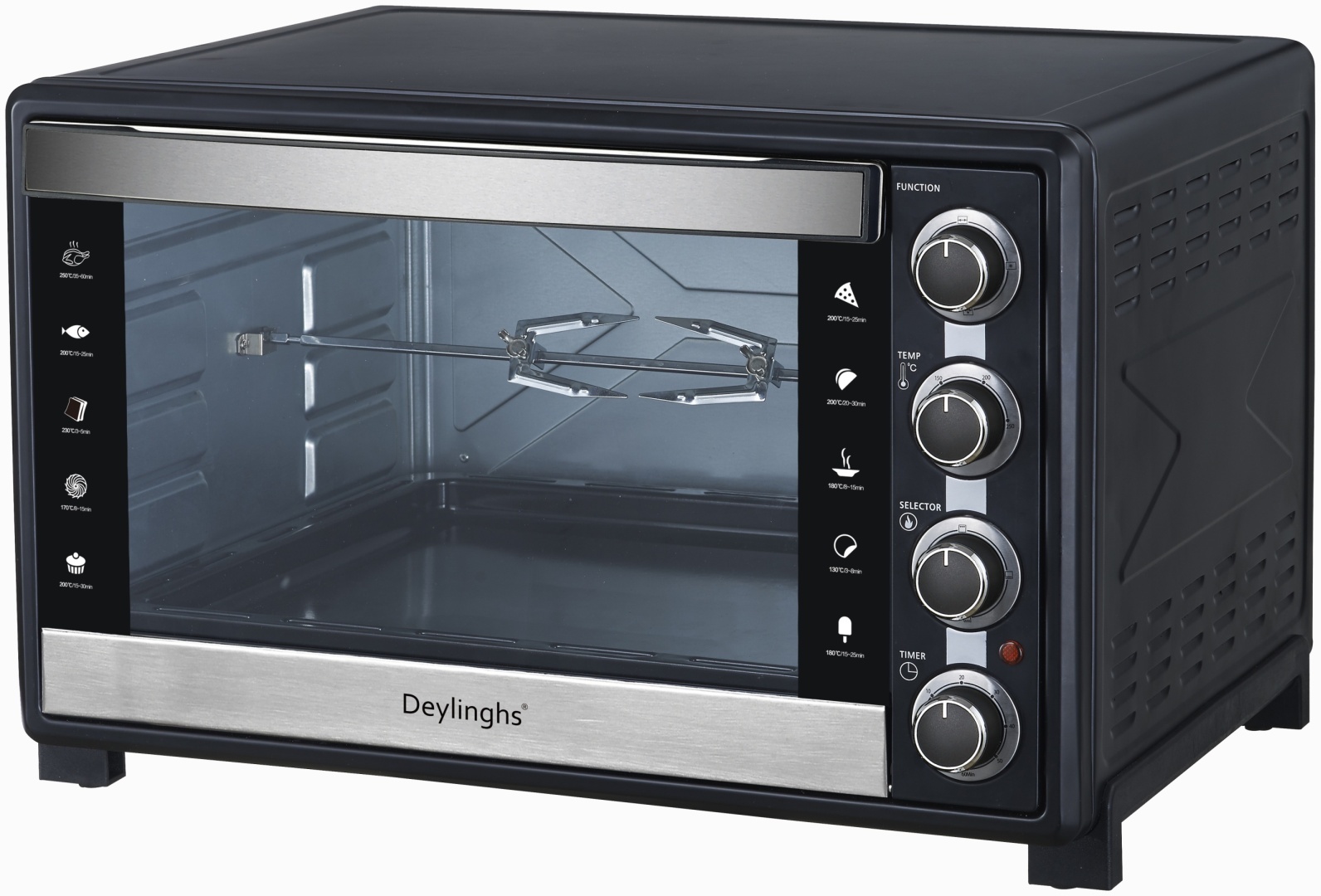 Купить Настольная электропечь Deylinghs HD-60L01 черный в Алматы ...