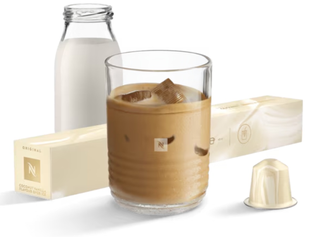 Купить Капсулы кофе Nespresso Coconut Vanilla Flavour Over Ice 10 шт в ...