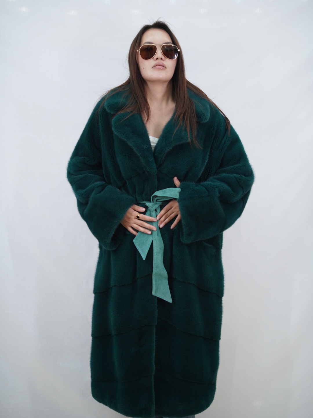 Купить Шуба Fani GH зеленый 50 в Алматы – Магазин на Kaspi.kz