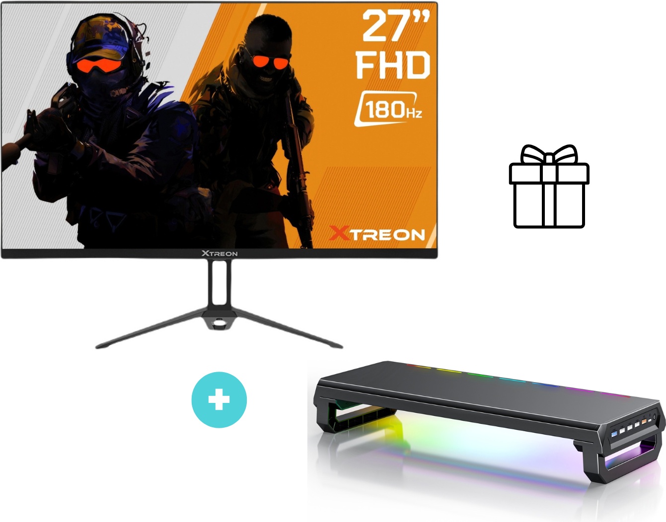 Купить Монитор 27" XTREON XT2753PH черный + подарок в Алматы – Магазин ...