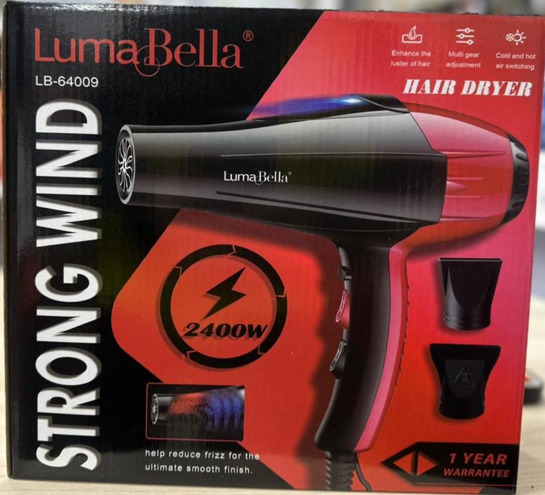 Купить Luma Bella LB-64009 фен 2400 Вт в Алматы – Магазин на Kaspi.kz