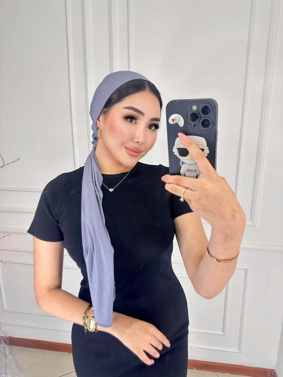 Купить Шарф SAQ muslim вискоза 170 x 40 см в Алматы – Магазин на Kaspi.kz