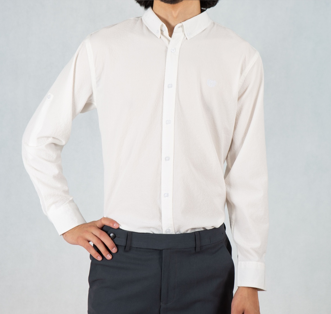 Купить Рубашка полуприталенная Hayal Hayal slim fit 8179/3,5,6 m-2xl белый XL в Алматы – Магазин ...