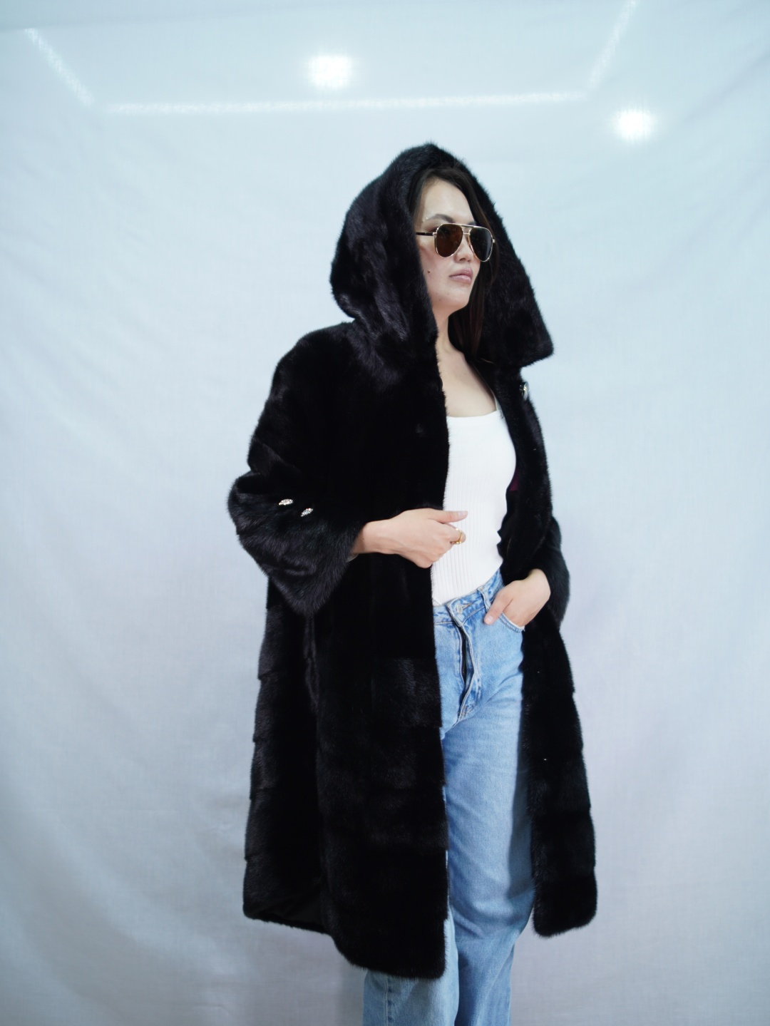 Купить Шуба Fani черный в Алматы – Магазин на Kaspi.kz