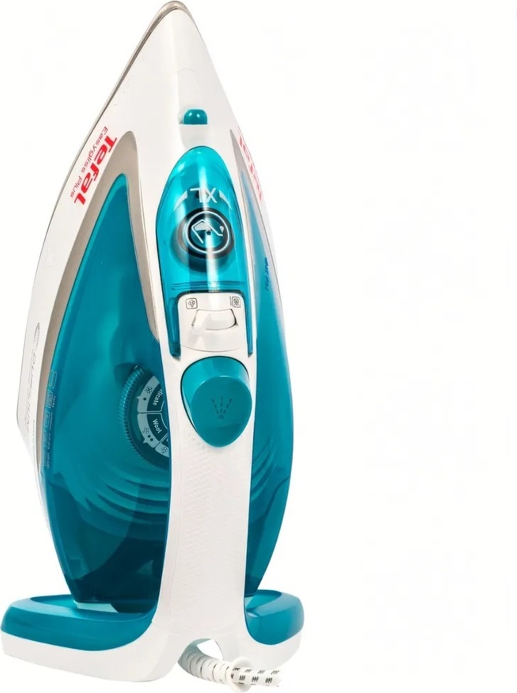 Купить Утюг Tefal Easygliss Plus FV5718E0 белый, зеленый в Алматы ...