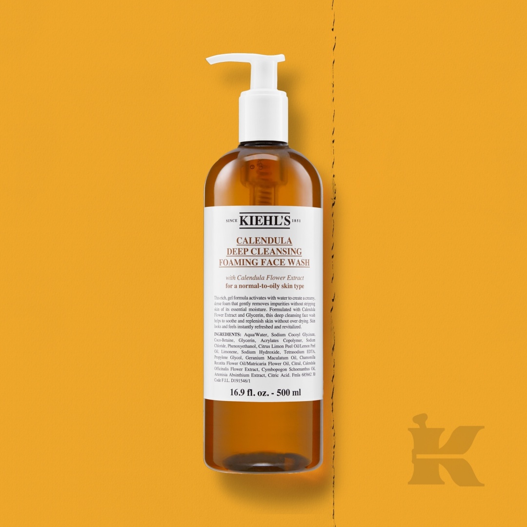 Купить Kiehls Calendula Deep Cleansing гель-пенка 500 мл в Алматы – Магазин на Kaspi.kz