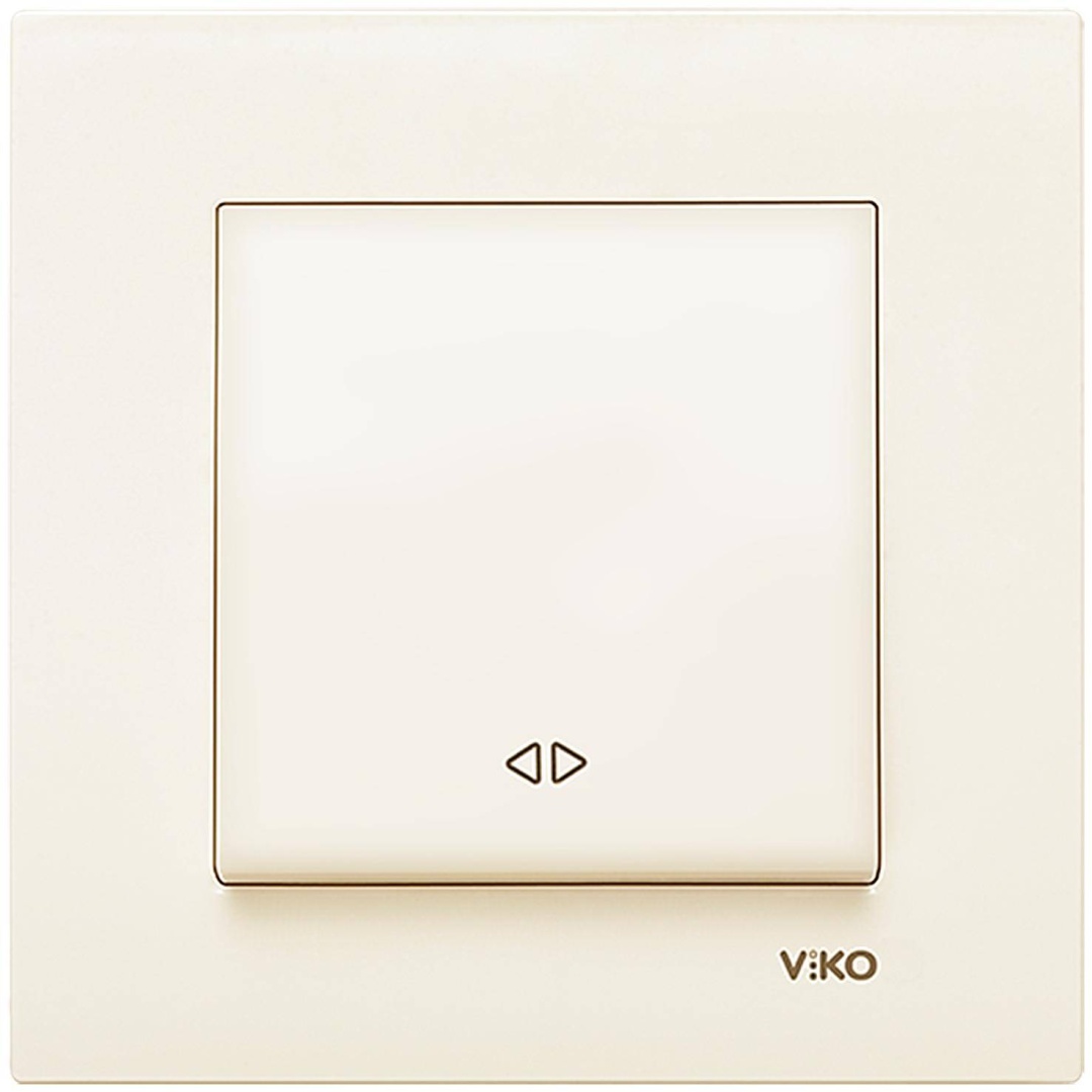 Купить Выключатель клавишный Viko by panasonic 90960131, бежевый в ...