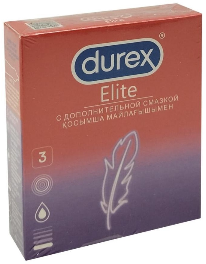 Купить Презервативы Презервативы Durex Elite 3 шт в Алматы – Магазин на Kaspi.kz