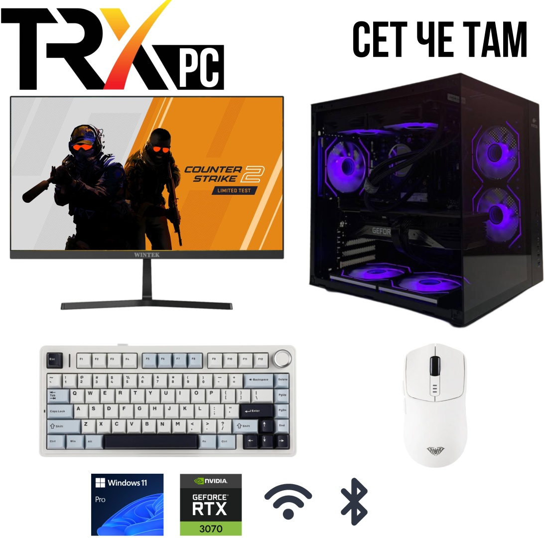 Купить TRX PC i5-12400F / RTX 3070 8 Гб / 16 Гб / SSD 1024 Гб / Win 11 ...