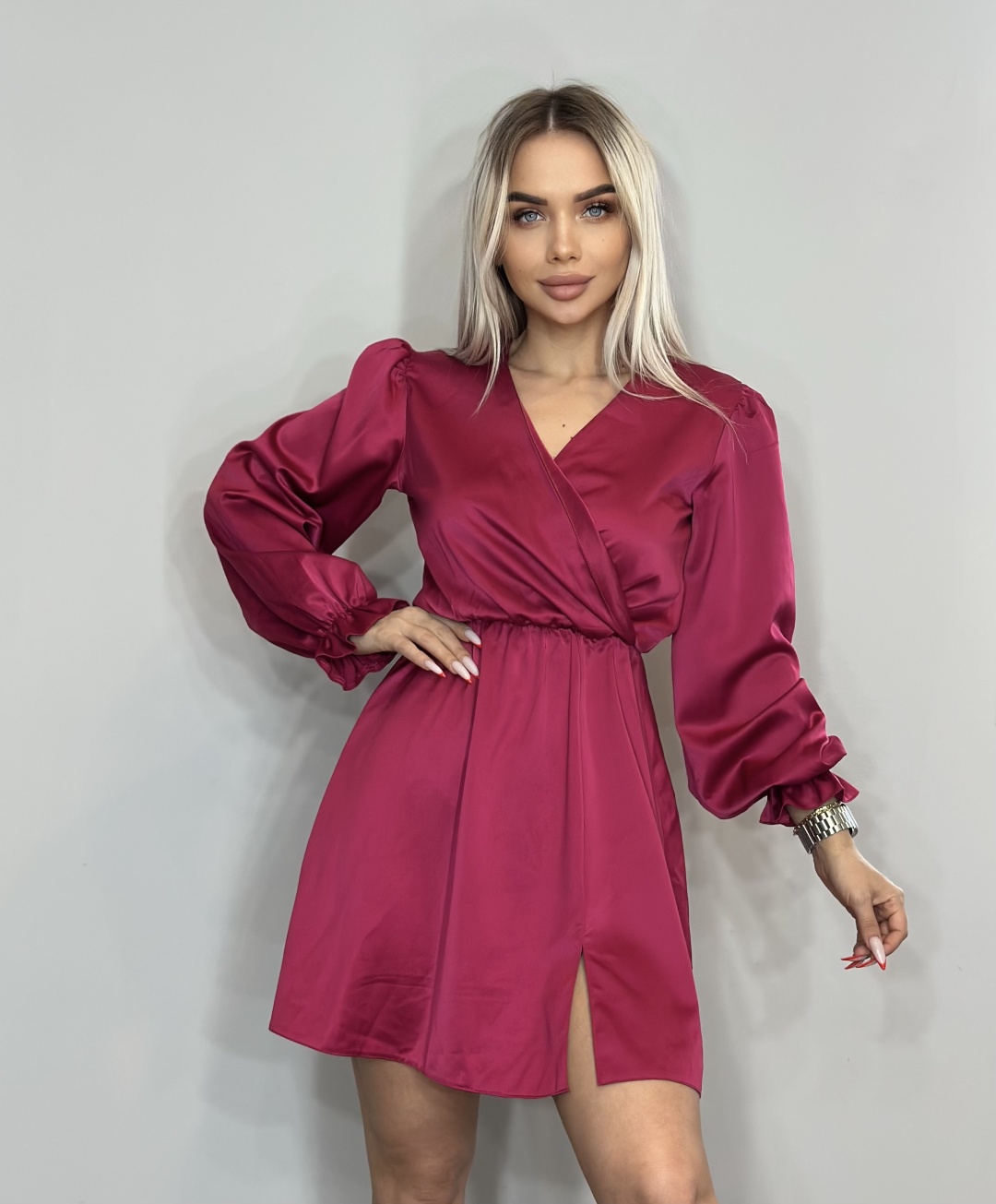 Купить Повседневное платье Blaska темно-розовый в Алматы – Магазин на ...