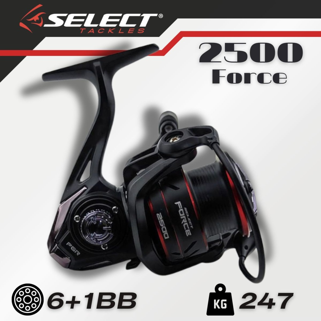 Купить Катушка SELECT безынерционная Force 6+1BB, 4.8:1 в Алматы ...