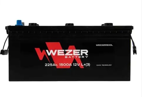 Купить Аккумулятор WEZER WEZ2251500L WEZ2251500L 225 Ач прямая в Алматы ...