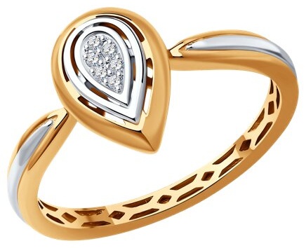 Купить Кольцо SOKOLOV 51-210-01899-1 размер 18.5 вес 2.03 г золото, бриллиант в Алматы – Магазин ...