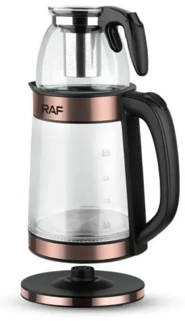 Купить Электрочайник RAF R.7827 коричневый в Алматы – Магазин на Kaspi.kz