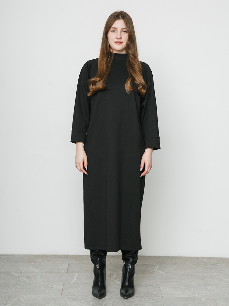 Купить Повседневное платье SeeAlt черный в Алматы – Магазин на Kaspi.kz