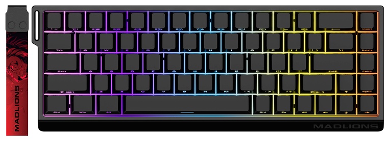 Купить Клавиатура MADLIONS MAD 68 PRO черный в Алматы – Магазин на Kaspi.kz