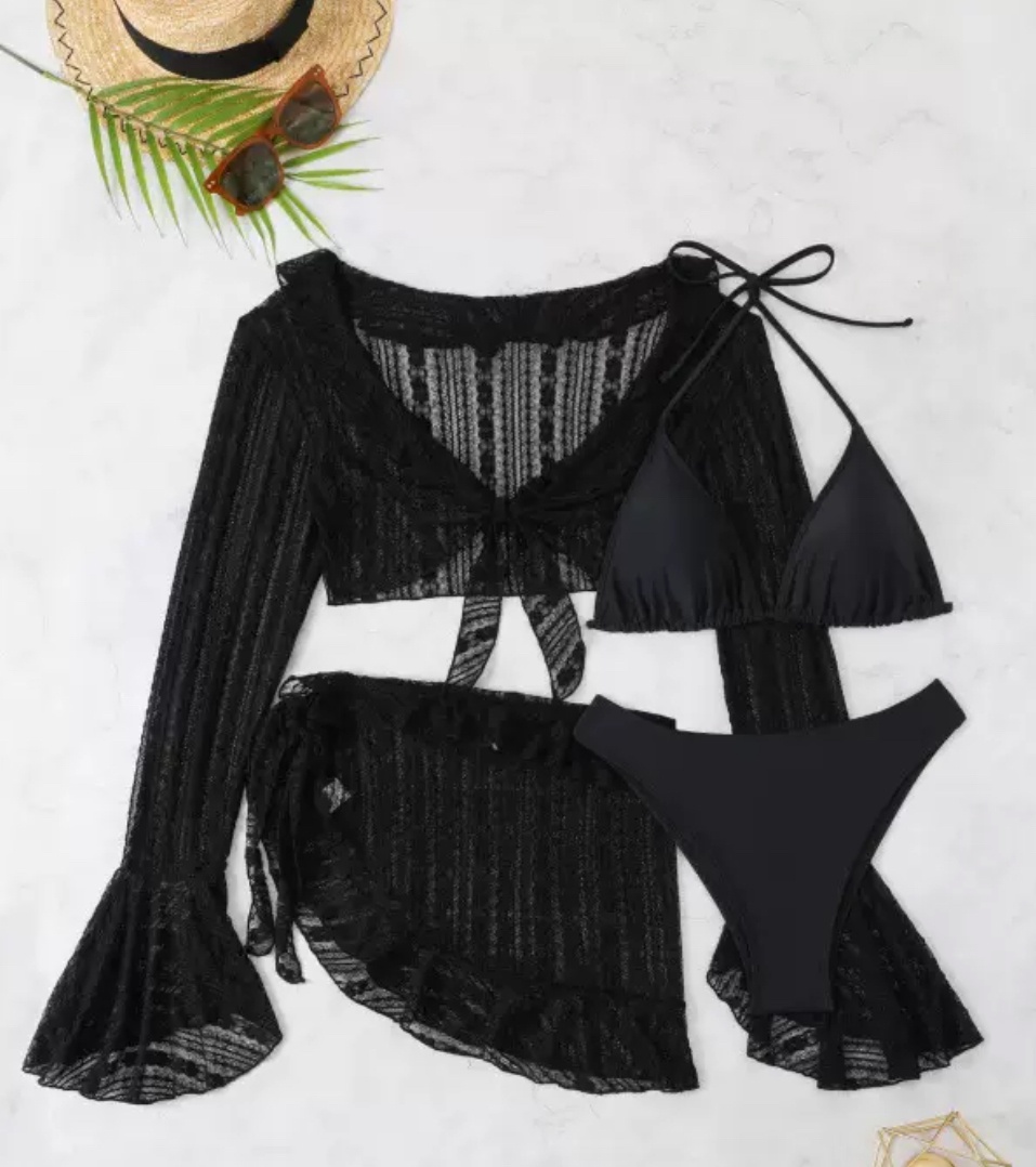 Купить Купальник раздельный Shantal Lingerie черный в Алматы – Магазин на Kaspi.kz