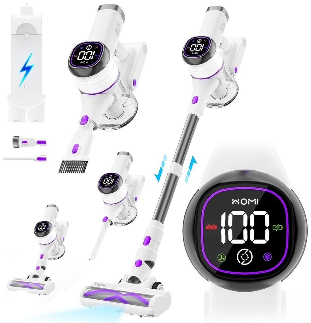 Купить Пылесос HOMI Aeroclean HV500 белый, фиолетовый в Алматы ...