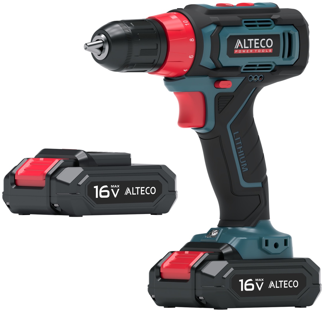 Купить ALTECO дрель-шуруповерт CD 16-28 X2 16 В в Алматы – Магазин на Kaspi.kz