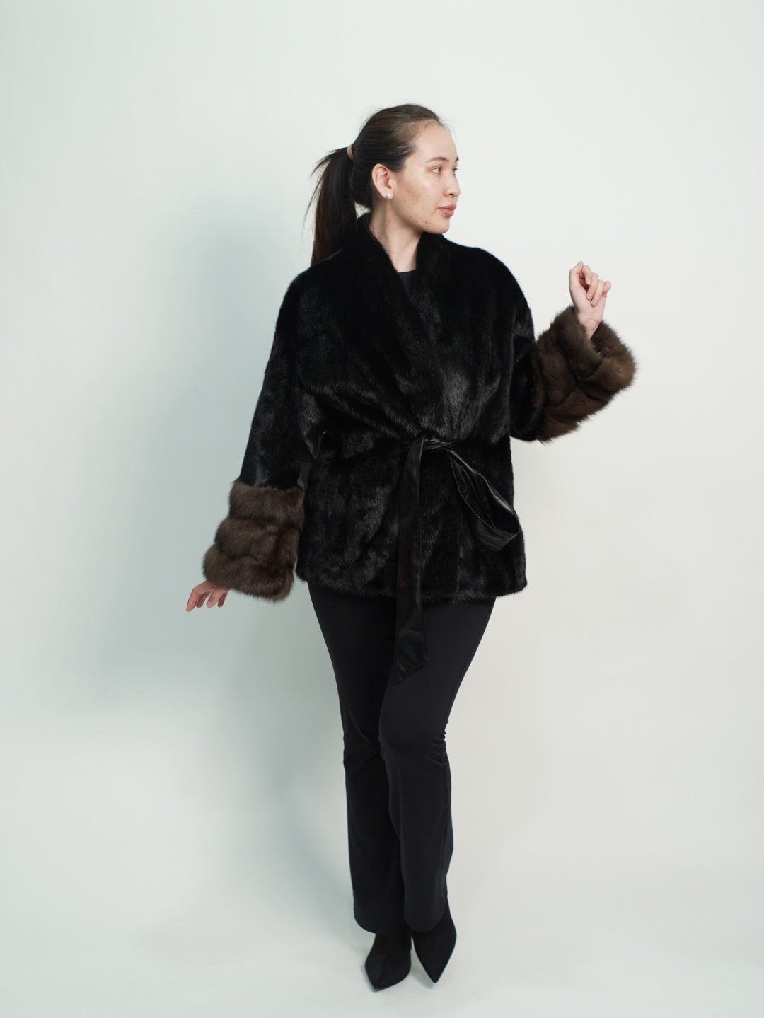 Купить Шуба Fani черный в Алматы – Магазин на Kaspi.kz
