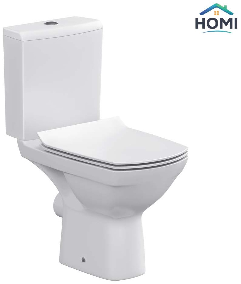 Купить Унитаз-компакт Cersanit Pure WC-CM-CO35-SC-SL, санфарфор в ...