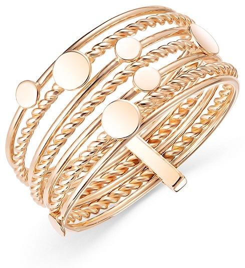 Купить Кольцо Lucente 1119900_18 размер 18 вес 3.585 г золото, без вставок в Алматы – Магазин на ...