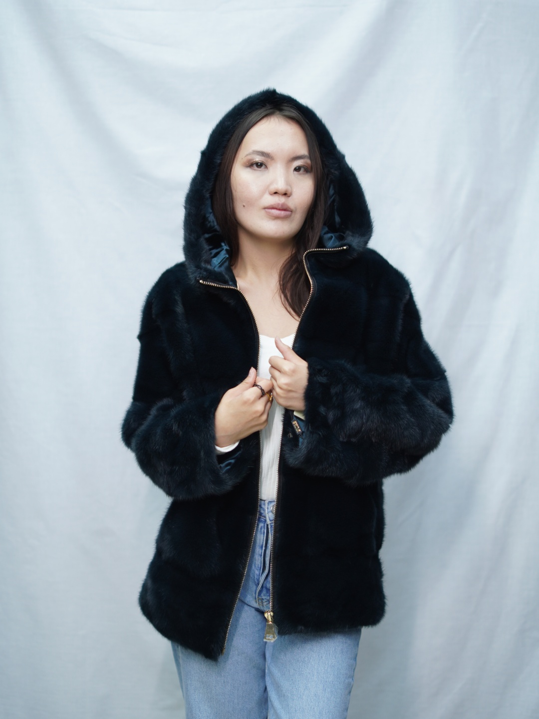 Купить Шуба Fani G0101 зеленый 40 в Алматы – Магазин на Kaspi.kz