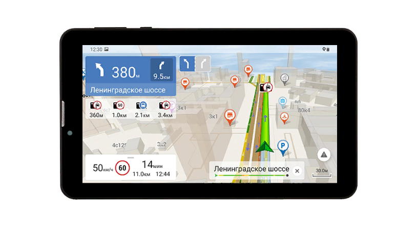 Купить GPS навигатор Navitel портативный T737 Pro черный в кредит в ...