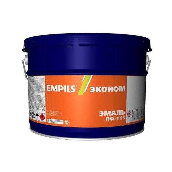 Купить Эмаль Empils ПФ-115 ЭКОНОМ черная 20кг в кредит в Алматы – Kaspi ...