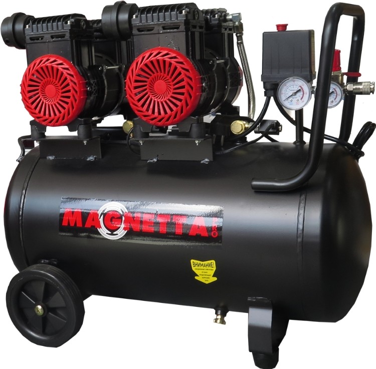 Купить Компрессор безмасляный Magnetta BW800H2-50 в кредит в Алматы ...