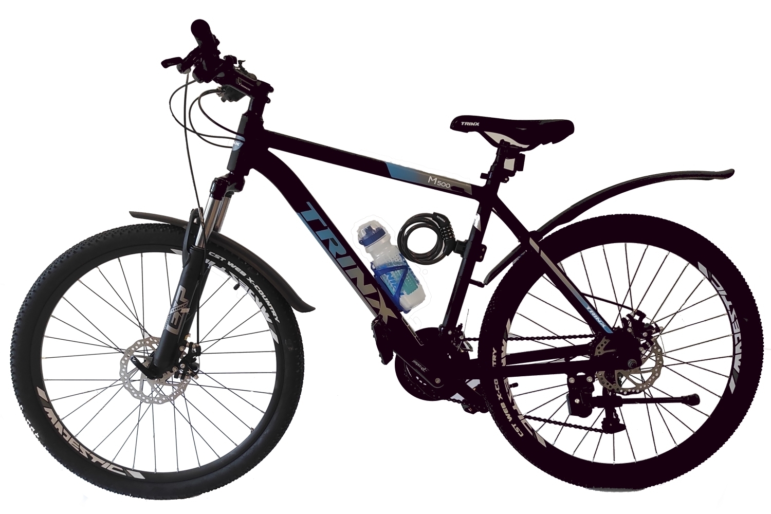 Купить TRINX M500 26 2021 19 черный-синий в кредит в Алматы – Kaspi Магазин