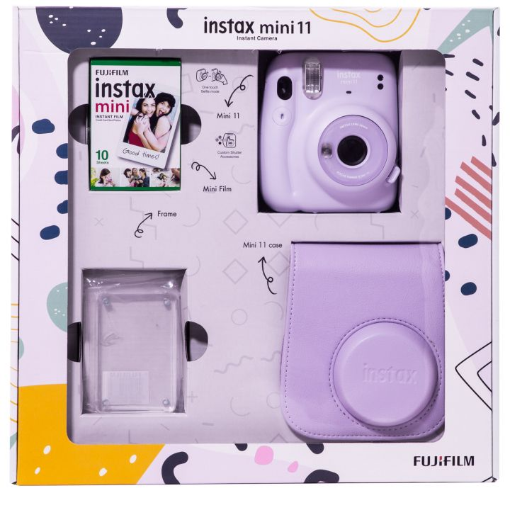 Купить Fujifilm Instax Mini 11 ACR. FRAME фиолетовый в кредит в Алматы ...