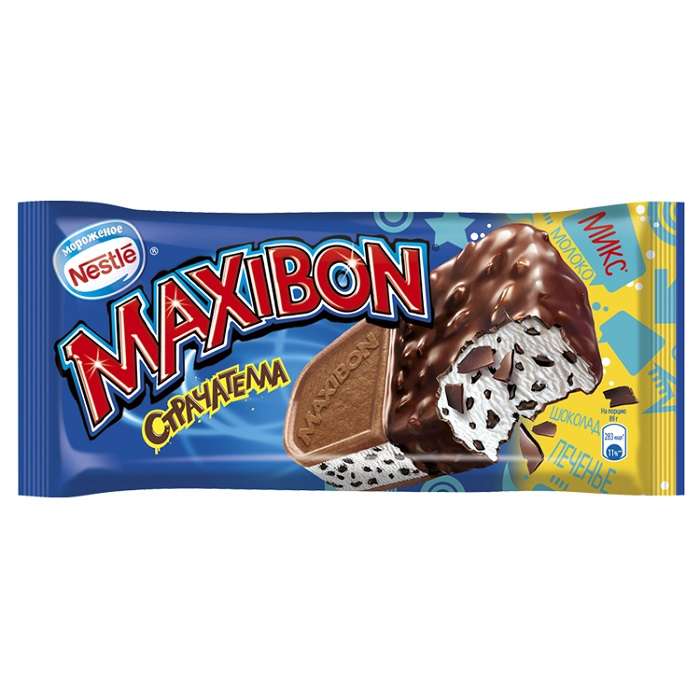 Купить Мороженое Nestlé Maxibon Страчателла шоколад 93 г в кредит в ...